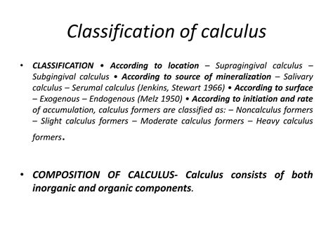 Theories Of Calculus Formationpptx