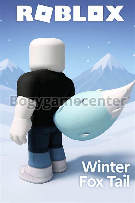 Roblox Winter Fox Tail Waist Normal Rated Series 7 Toy Bogy Game Center V2 0