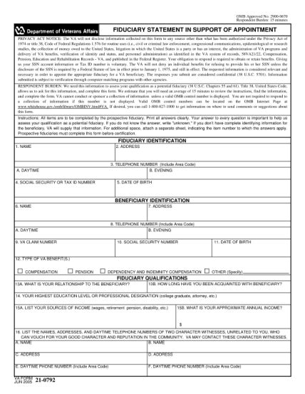 15 Va Forms 21 4138 Free To Edit Download And Print Cocodoc