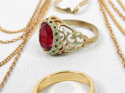 Shopthesalvationarmy Mixed Lot Of Gold Filled And Gold Plated Jewelry