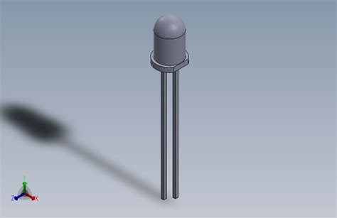 发光二极管solidworks 2014模型图纸下载 懒石网