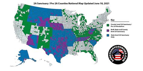Report 61 Of Us Counties Are Protected As 2nd Amendment Sanctuaries