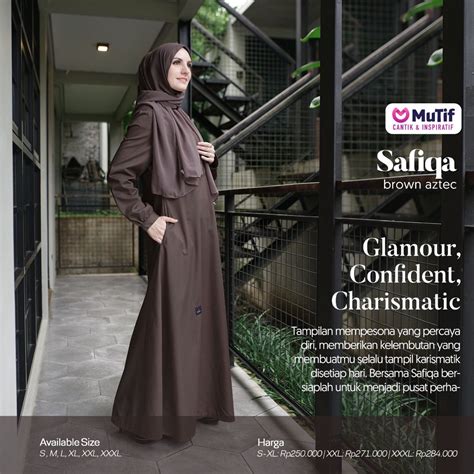 Jual Mutif 100 Ori Safiqa Steel Grey New Safiqa Super White Safiqa Brown Aztec New