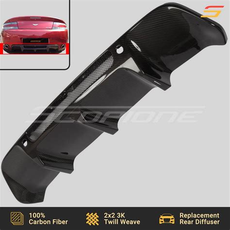 Scopione Carbon Fiber Rear Bumper Diffuser For Aston Martin 06 12 V8