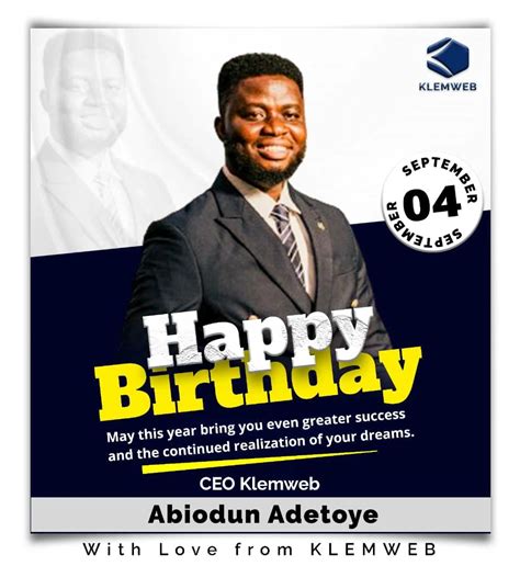 Klemweb Integrated Business Ltd On Linkedin Happybirthday