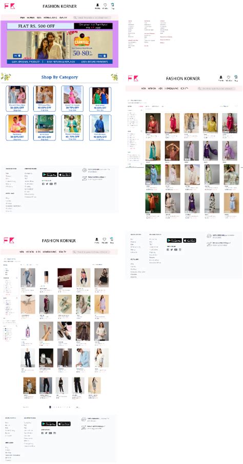E Commerce Fashion Storeprototype Figma