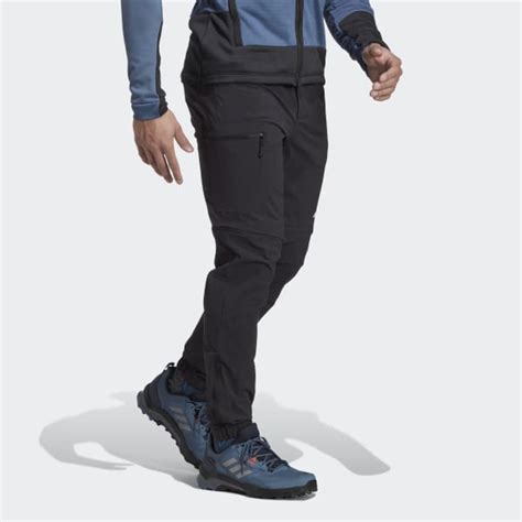 Adidas Terrex Utilitas Hiking Zip Off Pants Black Free Shipping