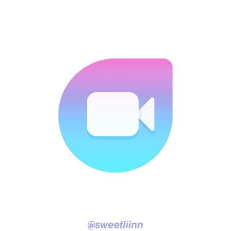Pastel Blue Facetime Logo