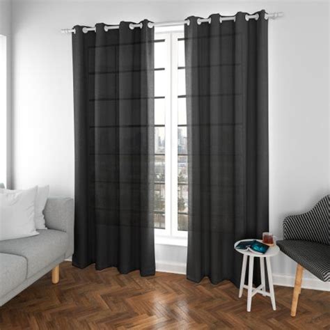 Cortinas Translúcidas De Salón 140x260cm Elegantes Y Modernas 2