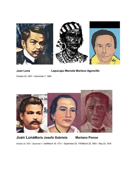 Mga Pambansang Bayani Ng Pilipinas Docx
