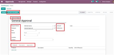How To Create A New Approval Request In Odoo 15 Approval Module