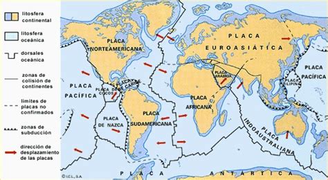 Geografía De América Relieve De América Placas Tectónicas