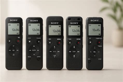 Os 5 Principais Modelos De Gravador De Voz Digital Sony Web Academy Conectando Programação E