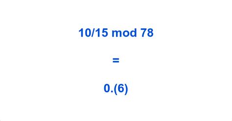 10 15 Mod 78 What Is 10 15 Modulo 78