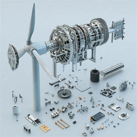 A Visual Guide To The Components Of A Wind Turbine Premium Ai