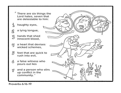 7 Things The Lord Hates Proverbs 6