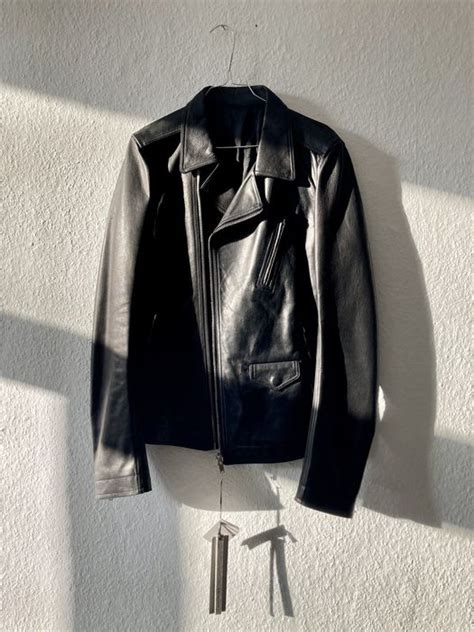 Rick Owens Rick Owens Fw16 Lcw Stooges Leather Biker Jacket Mastodon