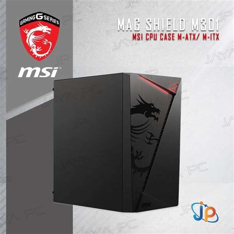 Promo Msi Gaming Cpu Case Mag Shield M301 Case M Atx M Itx Diskon 29 Di Seller Jaya Pc