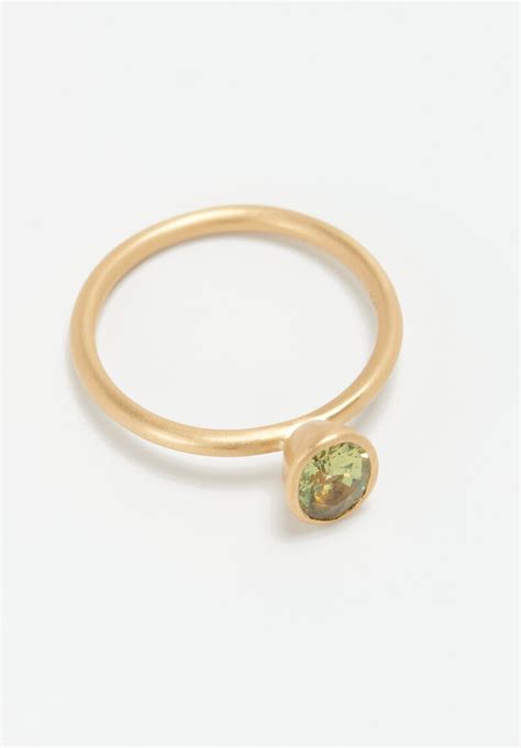Kimberly Collins 18k Pale Green Sapphire Yumdrop Ring 92 Ct Santa Fe Dry Goods Workshop