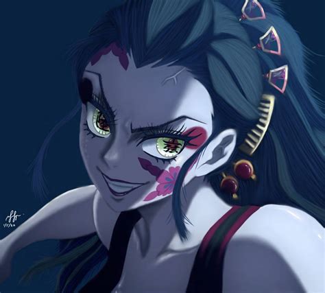 Daki Upper Moon 6 Demon Slayer By Seaweednori On Deviantart