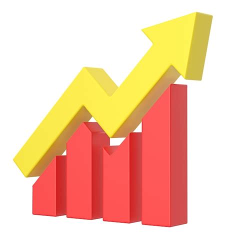 Premium Photo Growth Graph Growth Chart 3d Illustration