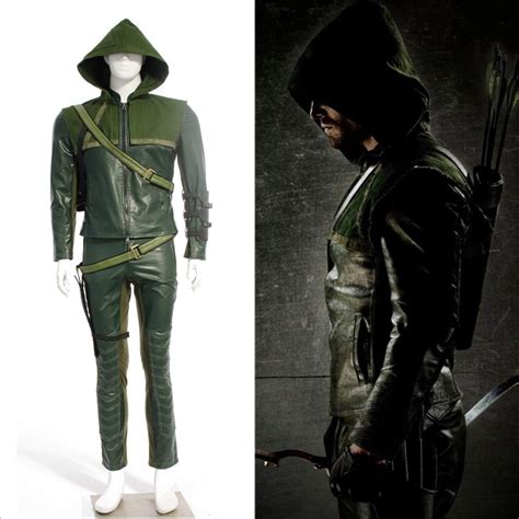 The Arrow Season Green Arrow Cosplay Costume Oliver Quee
