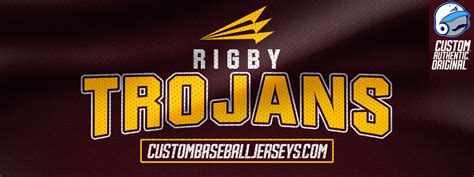 Rigby Trojans Custom Baseball Jerseys