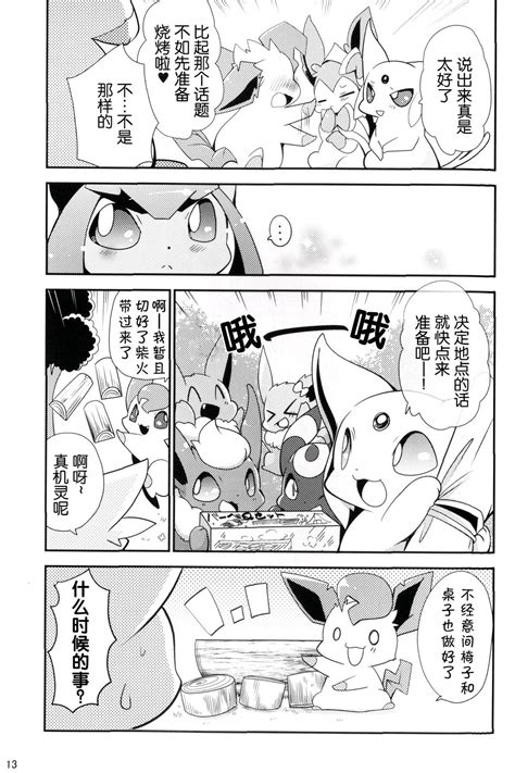 野营的伊布一家 哔哩哔哩