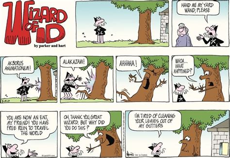 A Comic Strip With An Image Of A Tree