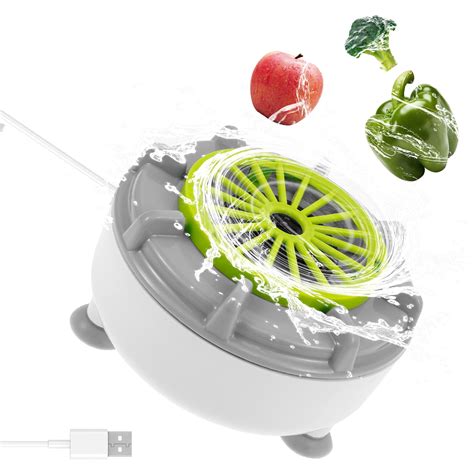 Grusce Fruit And Vegetable Washers Ultrasonic Automatic Washer Spinner