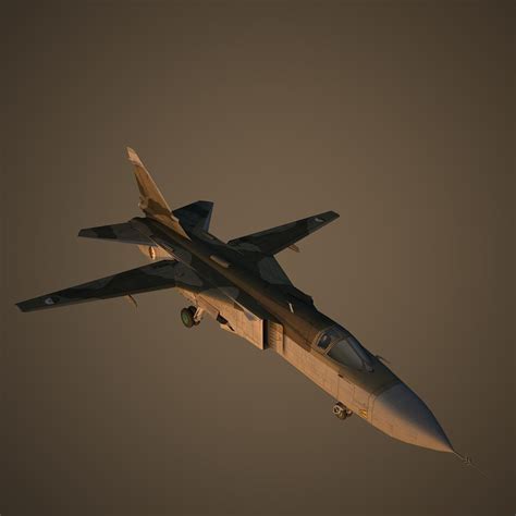 Su 24 Su 24 Sukhoi 3d Model 99 Fbx Obj Max Free3d