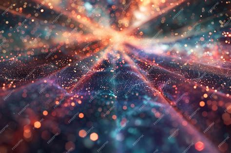 Premium Photo Abstract Visualization Of Big Data Analytics With Infinite Data Points