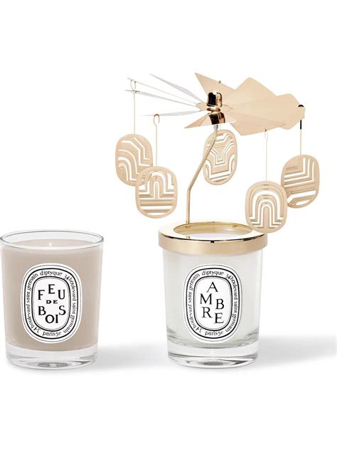 Diptyque Christmas Scented Candle And Carousel Set 2 X 70g Diptyque