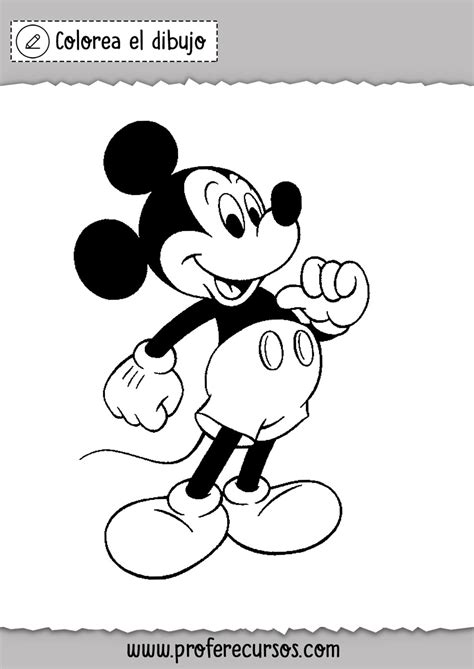 Dibujos Mickey Y Minnie Mouse De Disney Para Colorear Gratis