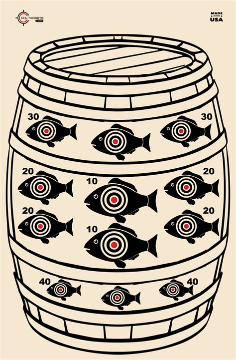 Srt Fun And Games Shooting Fish In A Barrel 100 Target Pack Chl