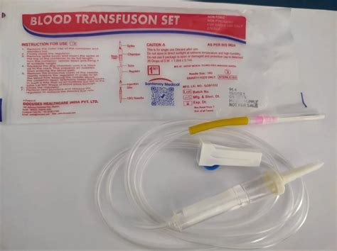Pvc Blood Transfusion Set At ₹ 8piece In Mumbai Id 2851964693188