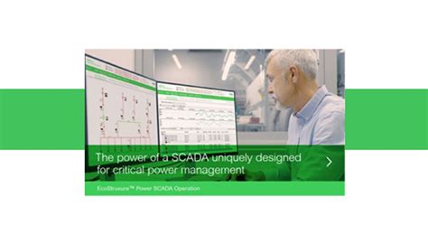 EcoStruxure™ Power SCADA Operation edge control software | Schneider Electric UK