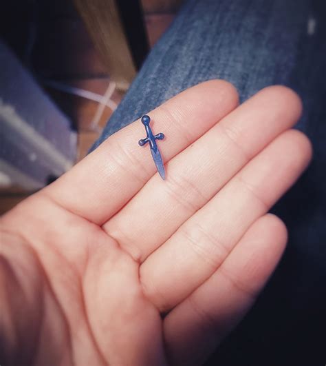 Tiny Dagger Necklace Alex Streeter
