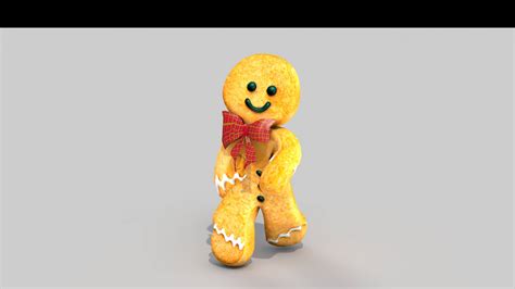 Cookie Doll Walking 3d Model By Renatodalle