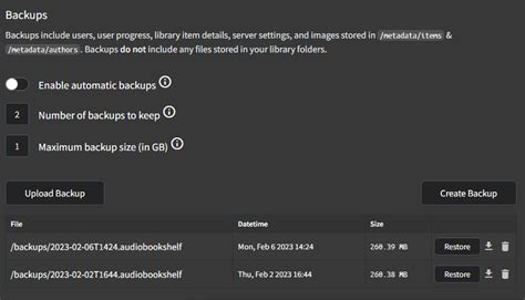 Bug Unable To Restore Backup After Upgrading To 2214 · Issue 1485 · Advplyraudiobookshelf