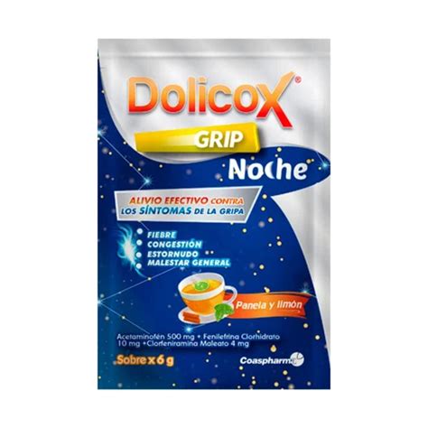 Dolicox Grip Noche 500410 Mg · Sobre 6 Gr Cruz Verde