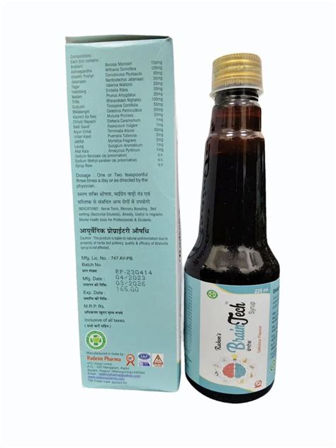 225ml Braintech Syrup At ₹ 165bottle In Phagwara Id 2851592219791