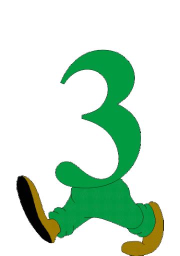 Three Numbers Walk To Free  On Pixabay