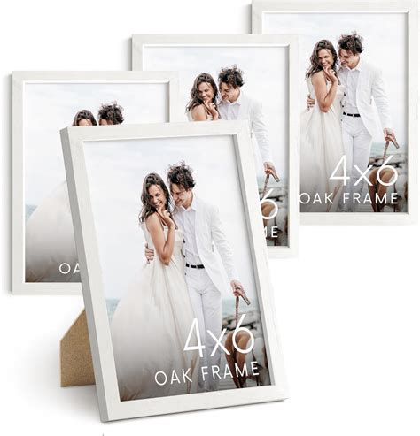 Haus And Hues White Wooden Picture Frames 4x6 Bulk 4x6 Picture Frames