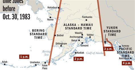 Curious Alaska The State Used To Span 4 Time Zones What Happened