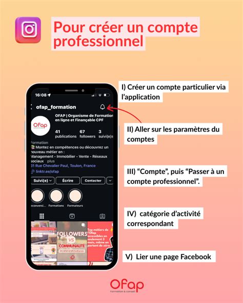 Comment Créer Un Compte Instagram Professionnel En 2025 Ofap