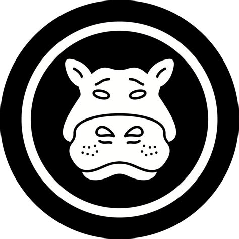 Hippo Vector Icon 21407790 Vector Art At Vecteezy