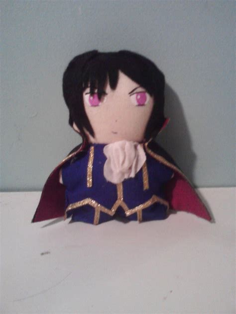 Lelouch From Code Geass Custom Plushies Available At My Etsy