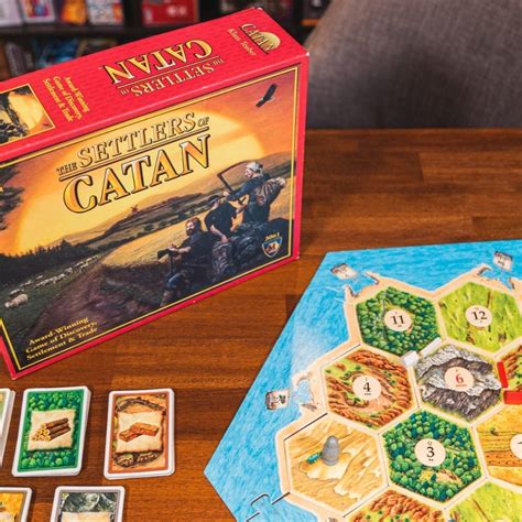 The Settlers Of Catan Classic Strategy Board Game Of Trading
