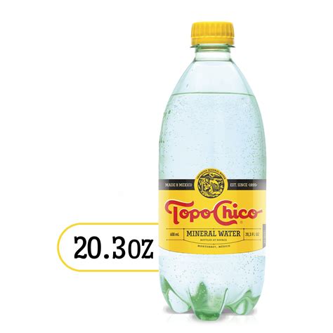 Topo Chico Sparkling Mineral Water Bottle 20 3 Fl Oz